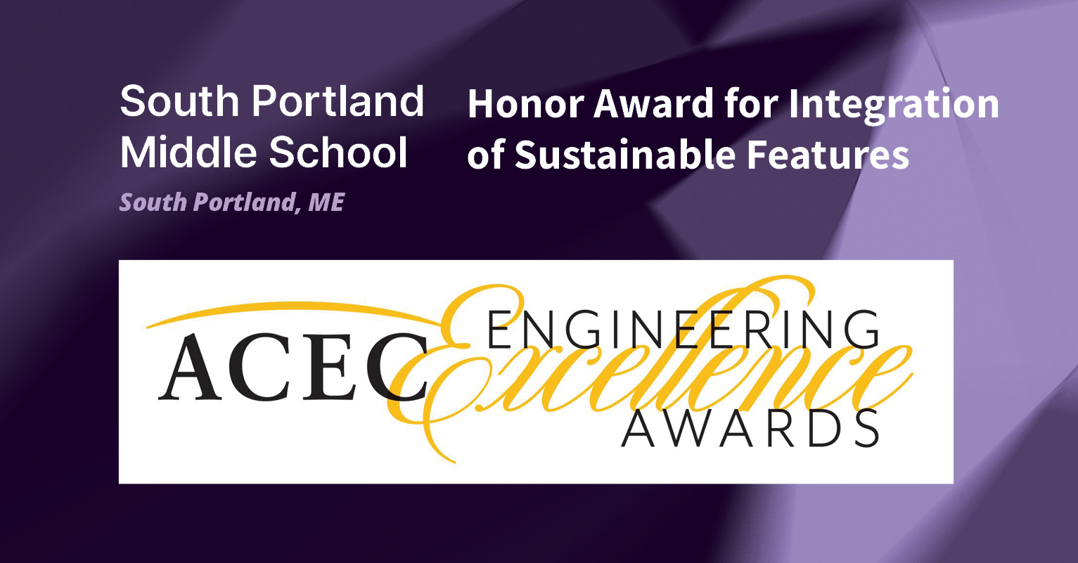 South Portland Middle School Wins ACEC Honor Award for Integration of ...